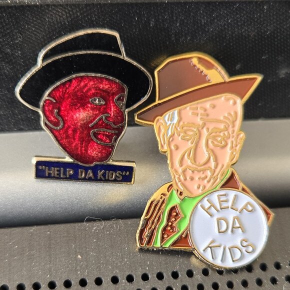 Accessories | 2 Help Da Kids Vintage Pins | Poshmark